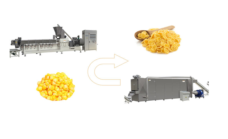 Corn flakes production line and its advantages