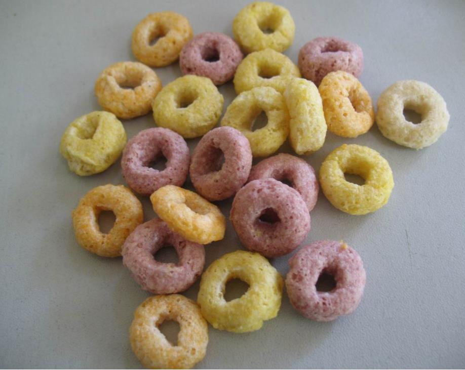 200 250kg H Colorful Loops Puff Cereal Processing Equipment Dayi Food